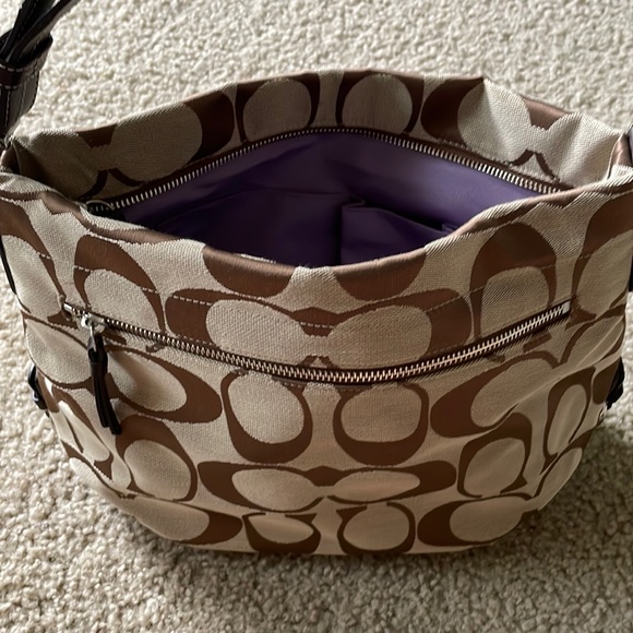 Coach | Bags | Coach Purse Classic Signature Brown E59f15067 | Poshmark